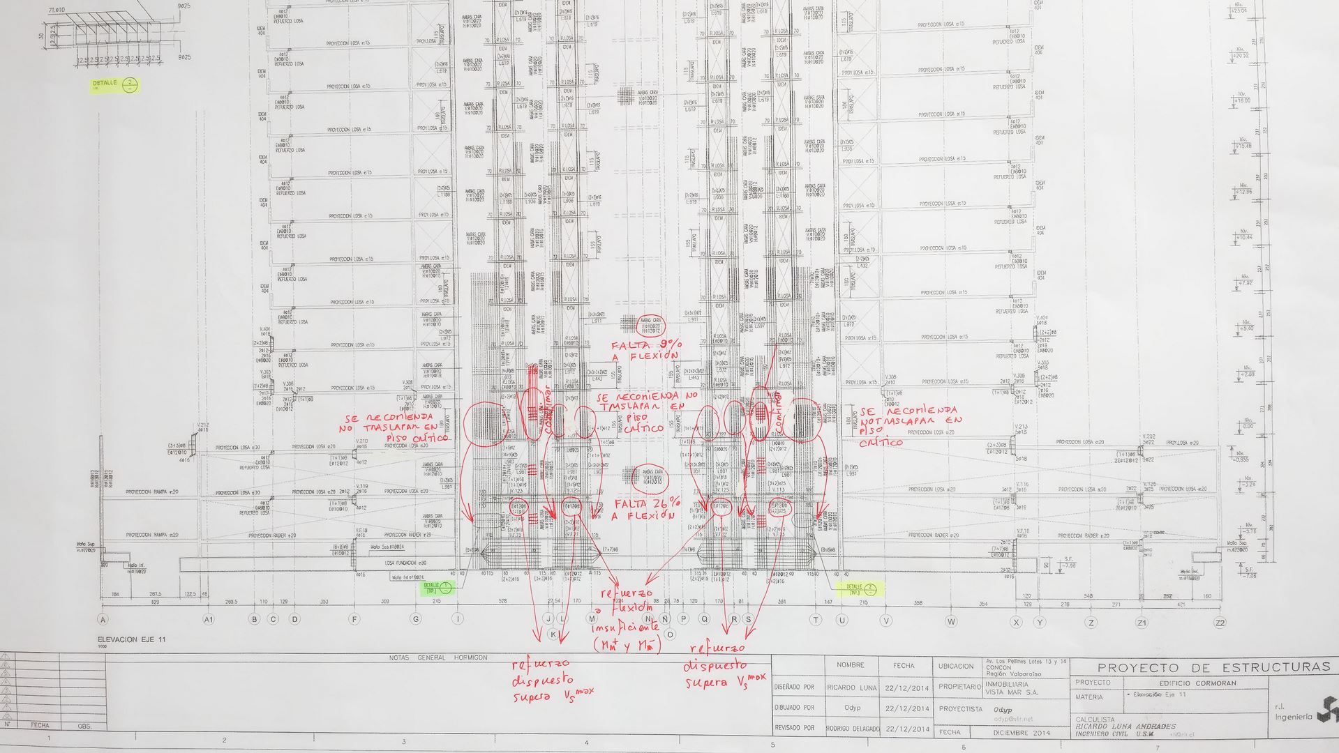 Revisión Edificio Cormorán – CKL Ingeniería